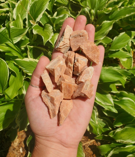 Raw Peach Moonstone Crystal Rough Crystals Healing Crystals | Etsy Israel
