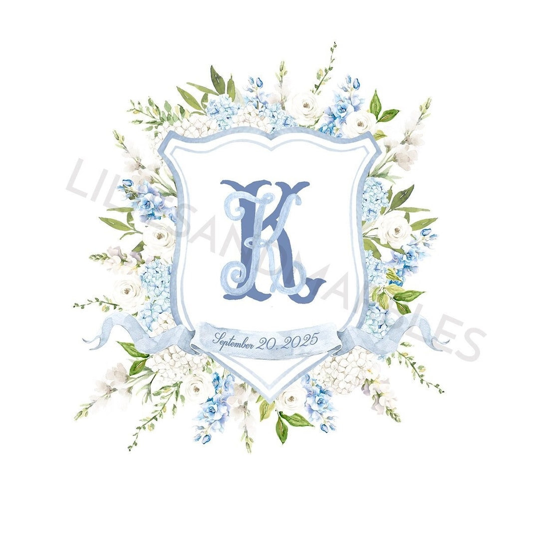 Custom Wedding Crest Custom Crest Wedding Crest Wedding Logo ...
