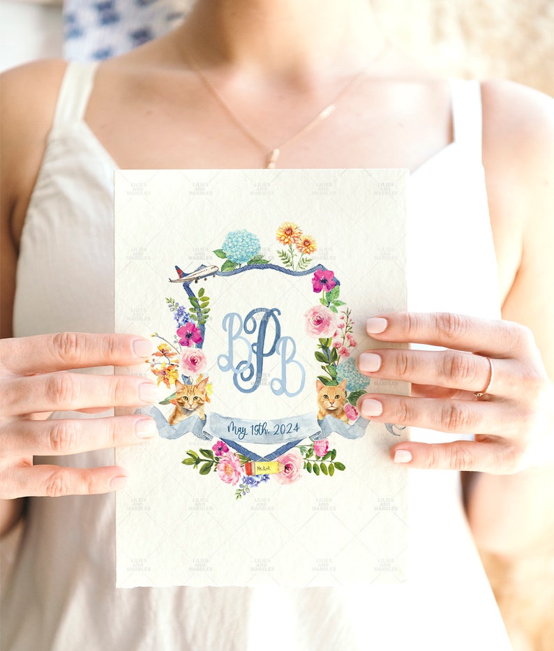 Custom Wedding Crest Custom Crest Wedding Crest Wedding Logo ...