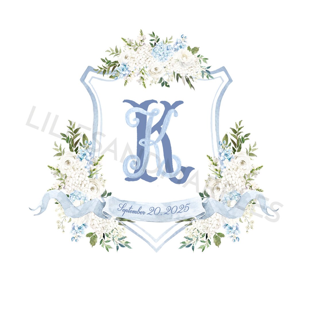 Custom Wedding Crest Custom Crest Wedding Crest Wedding Logo ...