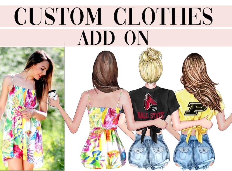Add on - Custom Clothes - Etsy