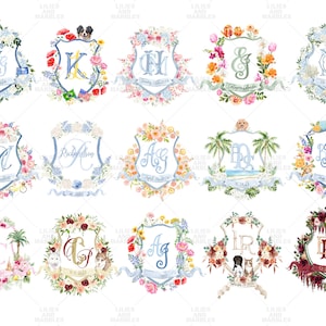 Custom Wedding Crest Custom Crest Wedding Crest Wedding Logo ...