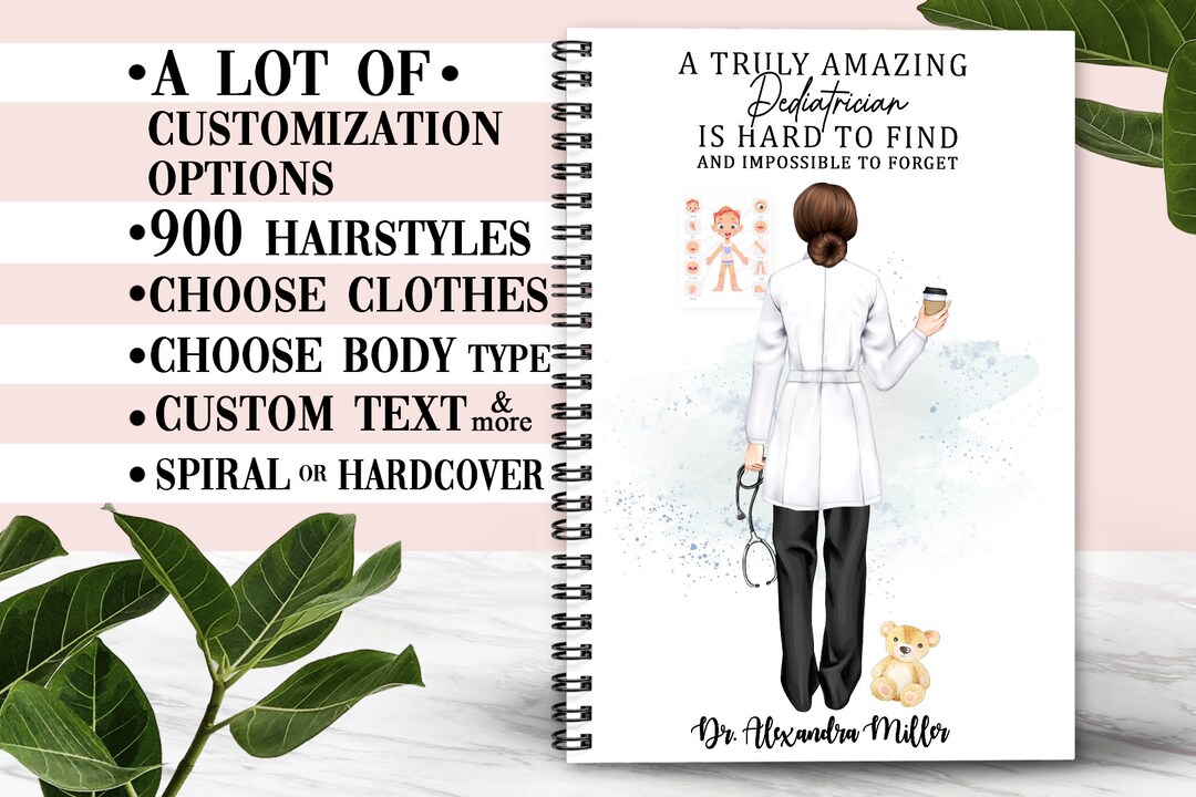 Personalized Doctor Notebook, Custom Pediatrician Gift - Etsy