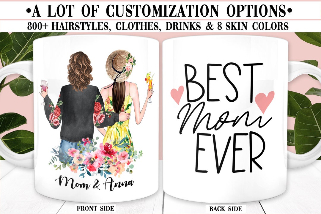 Custom MOM Mug Custom Family Mug Personalized Family Mug Bestie Mug ...