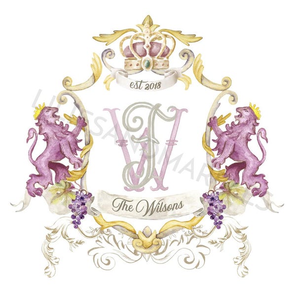 Custom Family Crest - Etsy