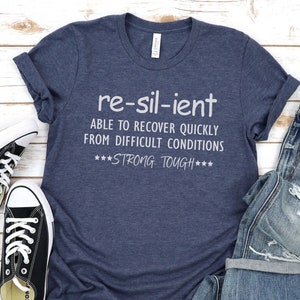Resilient Definition Shirt - Resilient Crewneck Shirt - Cute Teacher ...