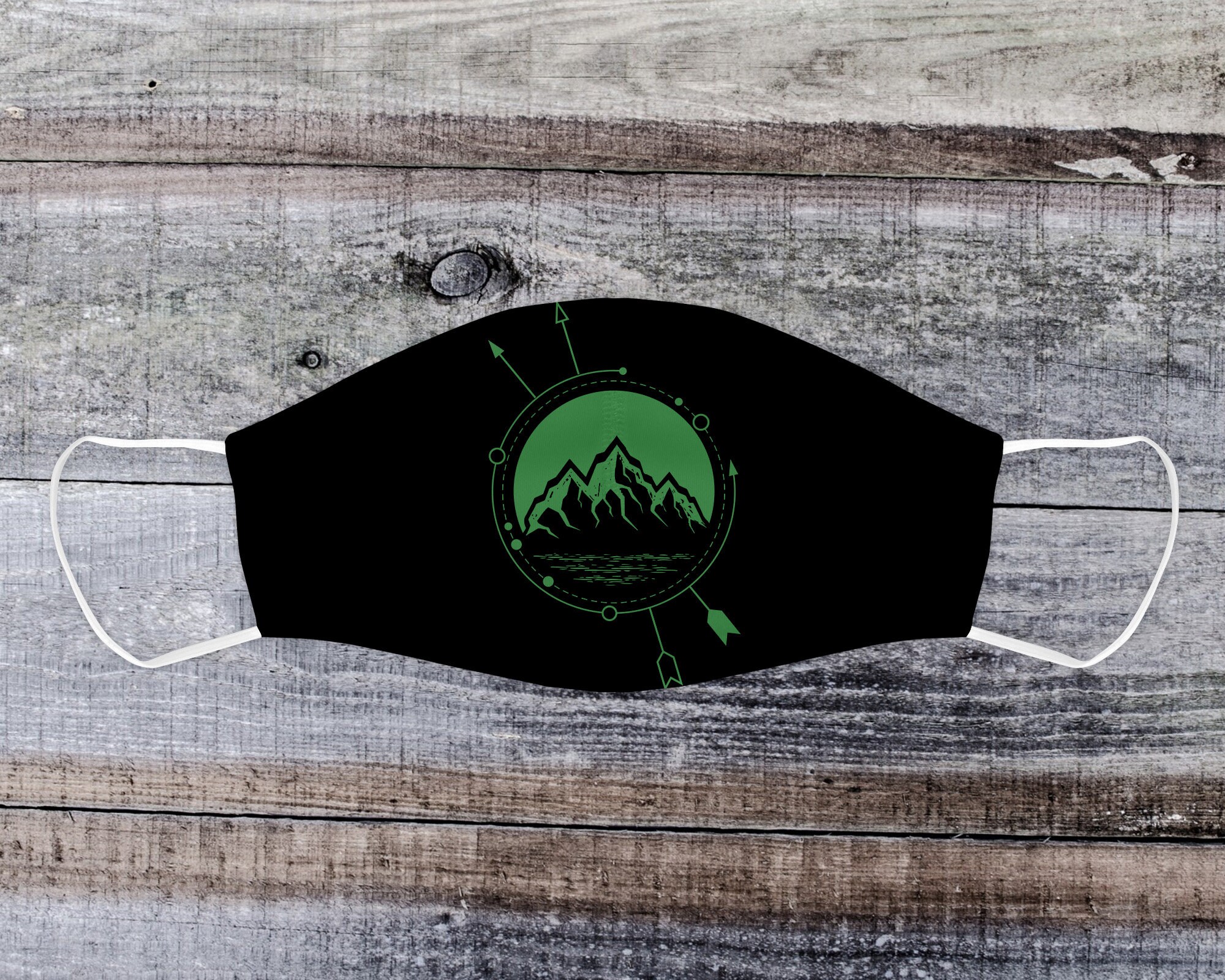 Mountain Face Mask DOUBLE LAYERS Reusable Breathable | Etsy