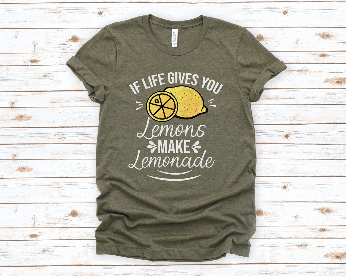 When Life Gives You Lemons Make Lemonade Shirt Lemons Shirt | Etsy
