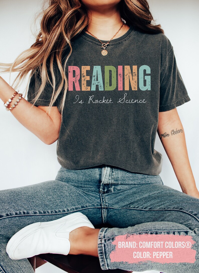 Reading is Rocket Scienceteacher Shirt Librarian Gifts Homeschool Shirt ...