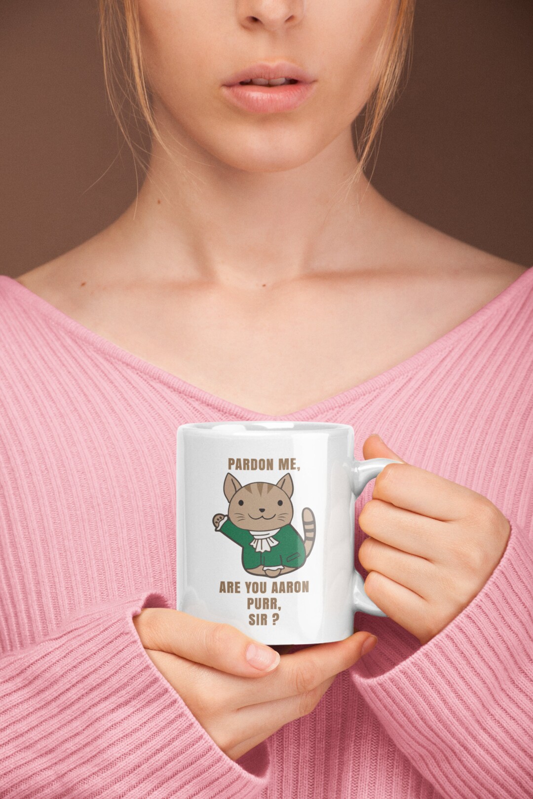 Pardon Me Are You Aaron Purr Sir Coffee Mug, Funny Adult Alexander ...