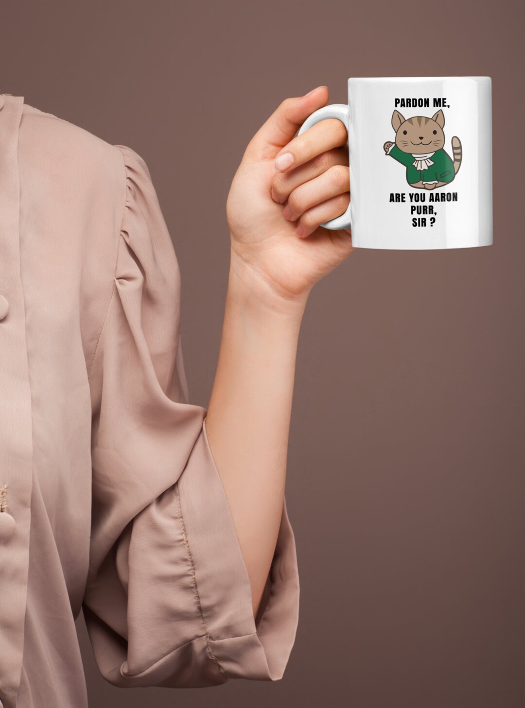 Pardon Me Are You Aaron Purr Sir Coffee Mug, Funny Adult Alexander ...