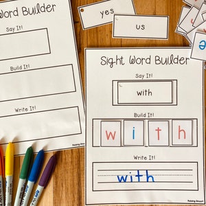 Phonics Learning Pack - Sight Words - Etsy