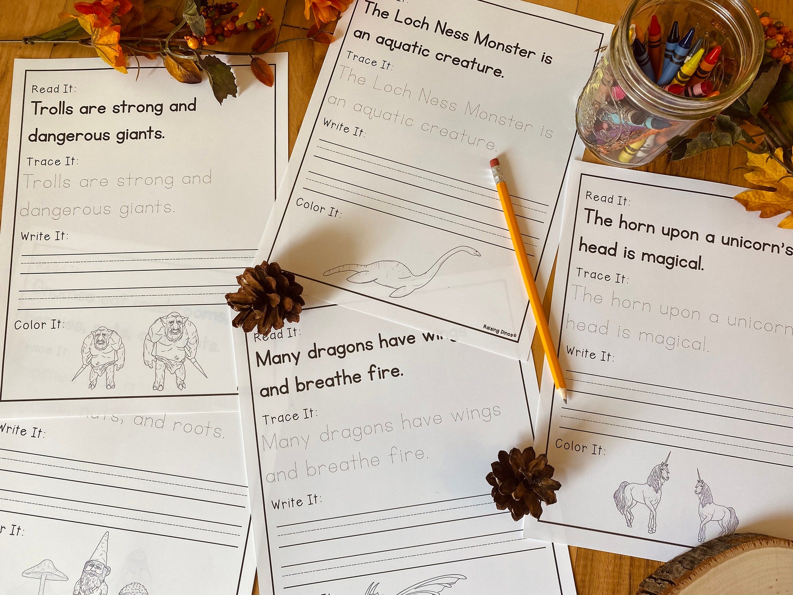 Mythical Creatures Mini Study - Etsy