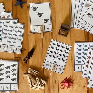 Ocean Unit: Math Pack - Etsy
