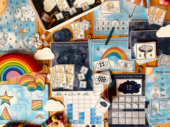 Weather Unit: Math Pack | Etsy