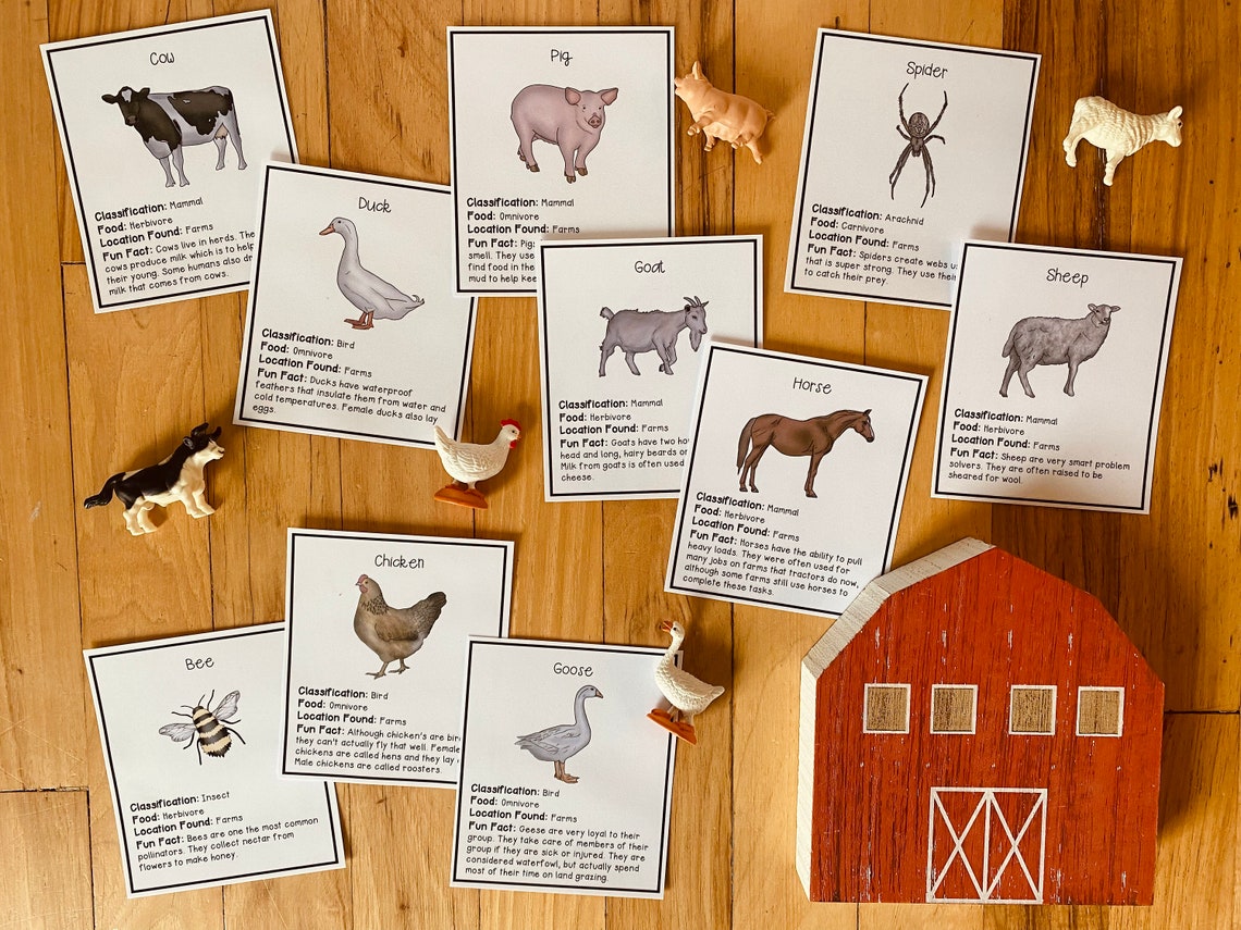 Farm Unit: Science Pack | Etsy