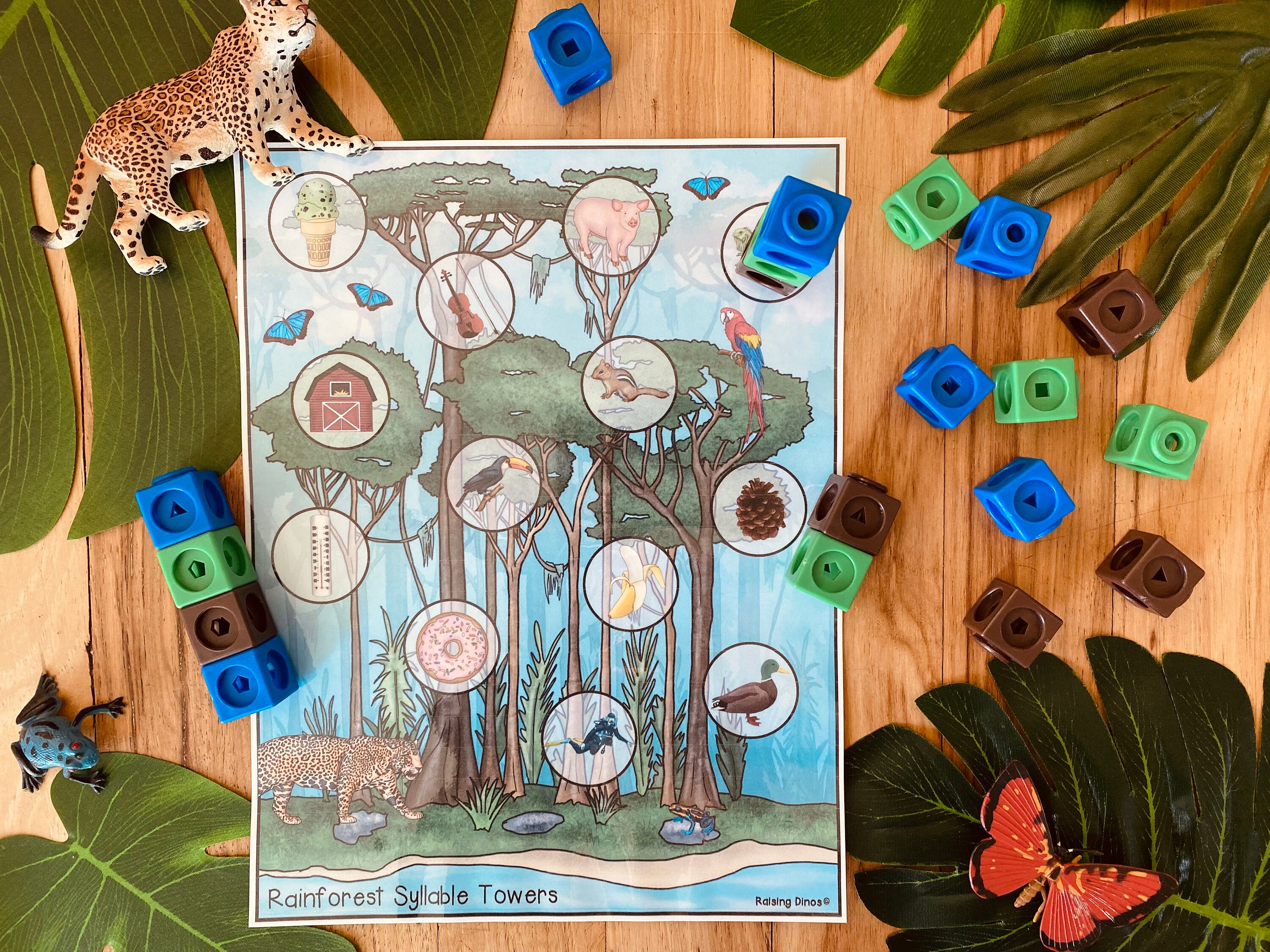 Rainforest Unit: Literacy Pack - Etsy
