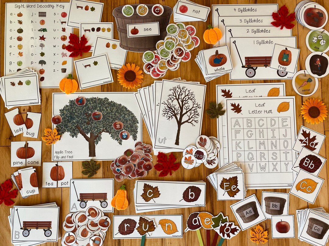 Fall Unit: Literacy Pack - Etsy