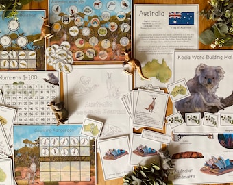 Australia Printable Worksheets and Teaching Unit Home Education or ...