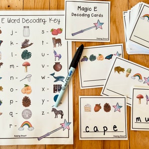 Phonics Learning Pack - All About Magic E - Etsy
