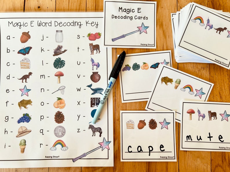 Phonics Learning Pack - All About Magic E - Etsy