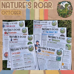 Nature's Roar: October | Secular Nature Study | Homeschool Curriculum ...