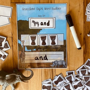 Grassland Animals Unit: Literacy Pack - Etsy