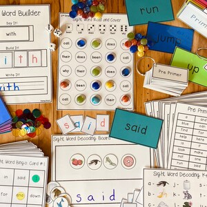 Phonics Learning Pack - Sight Words - Etsy