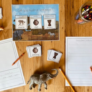 Grassland Animals Unit: Literacy Pack - Etsy