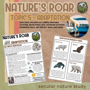 Nature's Roar: January | Secular Nature Study | Homeschool Curriculum ...