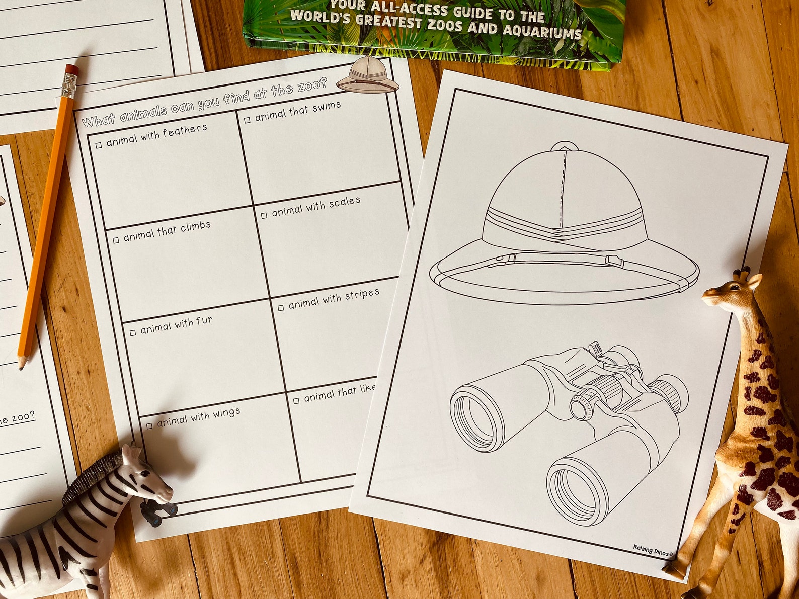 Zookeeper Animal Research Journal - Etsy