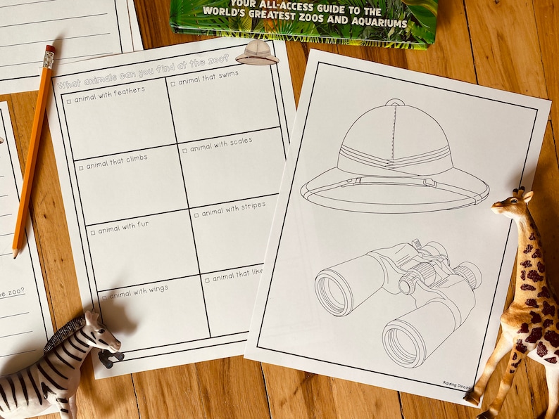 Zookeeper Animal Research Journal - Etsy