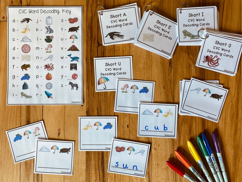 Literacy Learning Pack CVC Words - Etsy