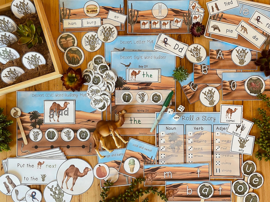 Desert Unit: Literacy Pack - Etsy
