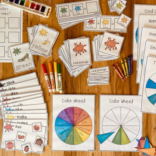 Color Theory Unit Learning and Activity Pack Elementary - Etsy