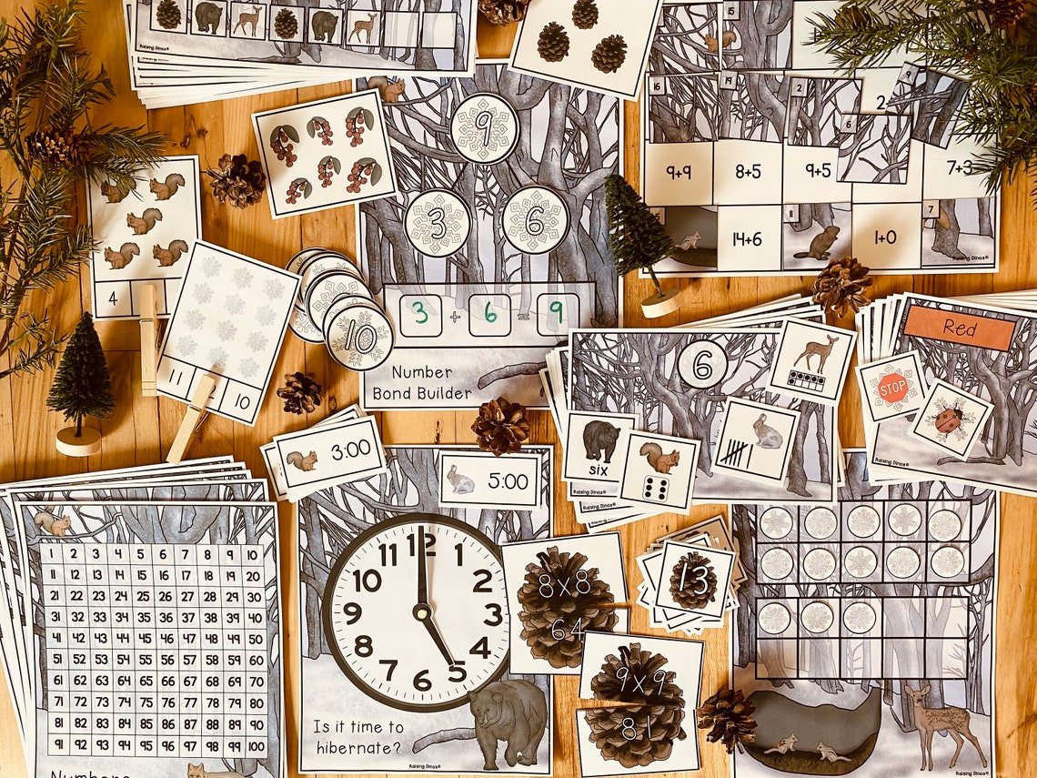 Winter Forest Unit Bundle - Etsy