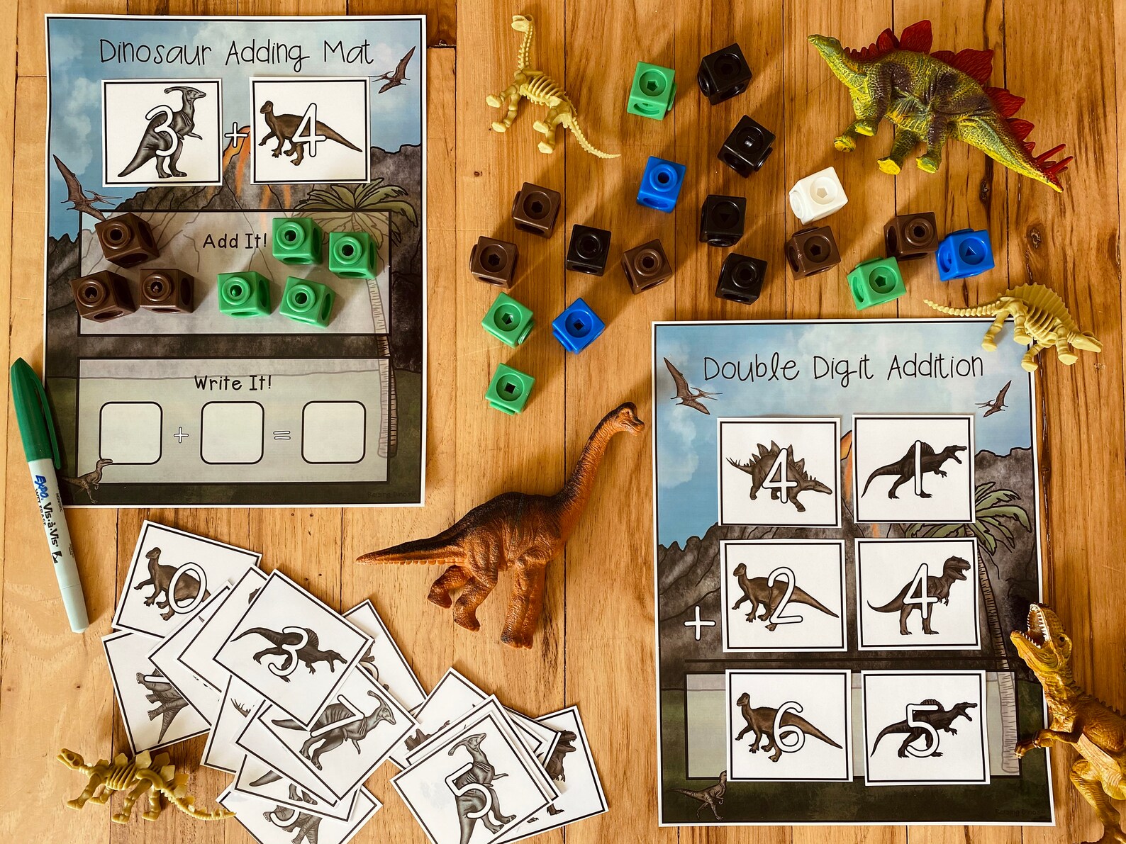 Dinosaur Unit: Math Pack - Etsy