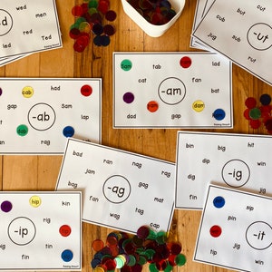 Literacy Learning Pack CVC Words Beginning Phonics - Etsy