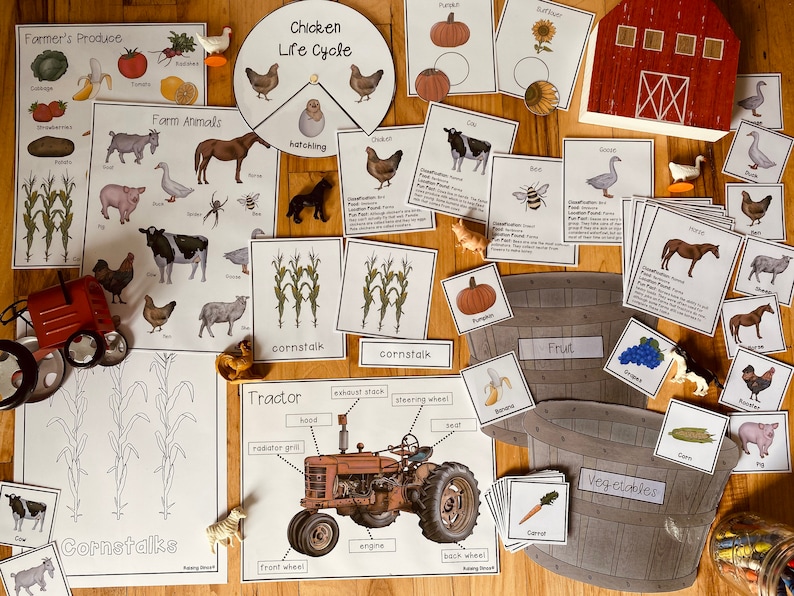 Farm Unit: Science Pack - Etsy