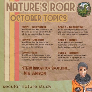 Nature's Roar: October | Secular Nature Study | Homeschool Curriculum ...