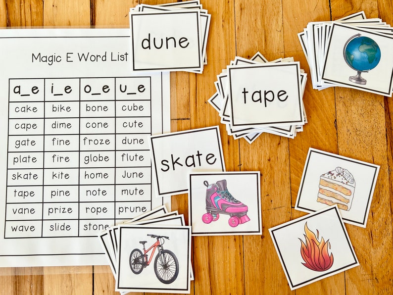 Phonics Learning Pack - All About Magic E - Etsy