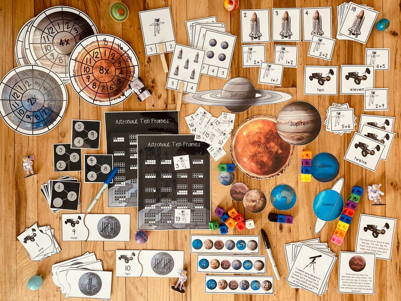 Space Unit: Math Pack | Etsy