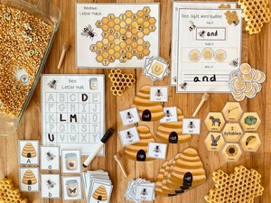 Life Cycle of a Honey Bee Printable, Bee Science Unit Study, Honey Bee ...