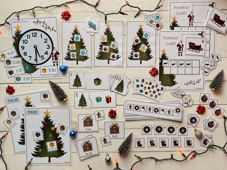 Christmas Learning Pack - Etsy