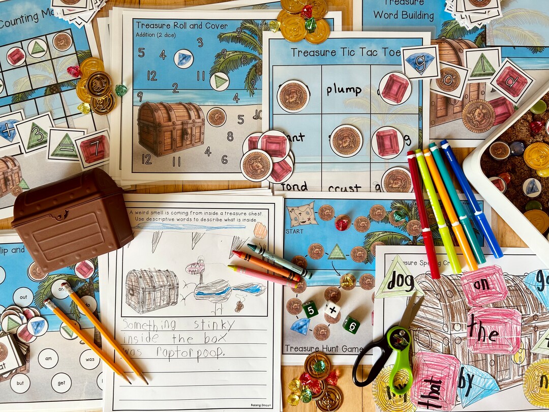 Treasure Learning Pack - Etsy