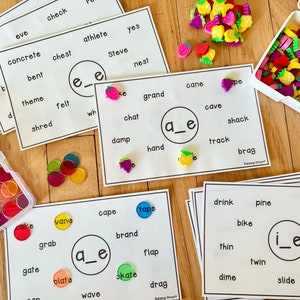 Phonics Learning Pack - All About Magic E - Etsy