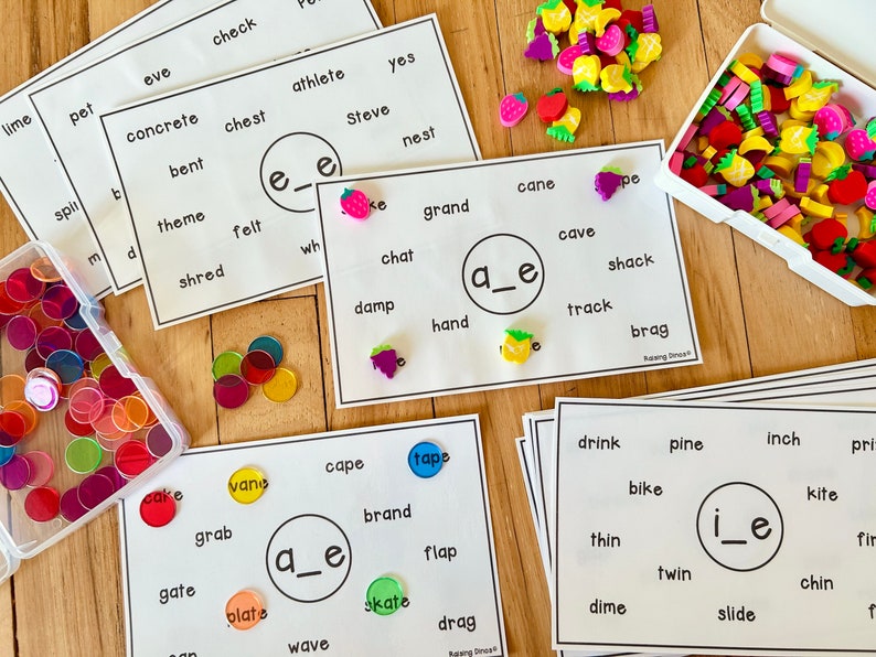 Phonics Learning Pack - All About Magic E - Etsy