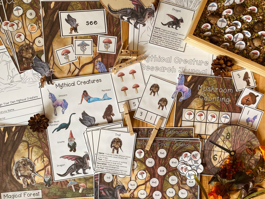 Mythical Creatures Mini Study - Etsy