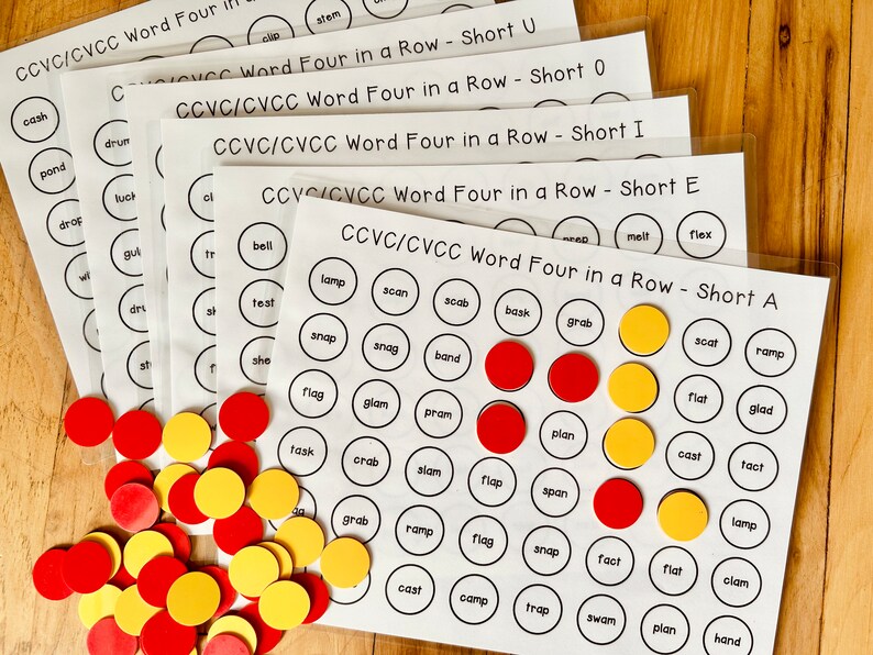 Phonics Learning Pack - CCVC/CVCC Words - Beginning Phonics - Etsy