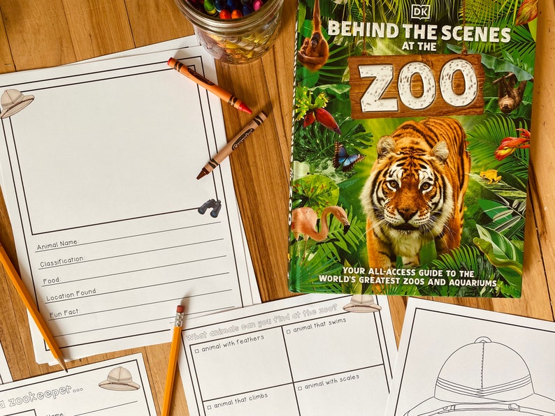 Zookeeper Animal Research Journal - Etsy